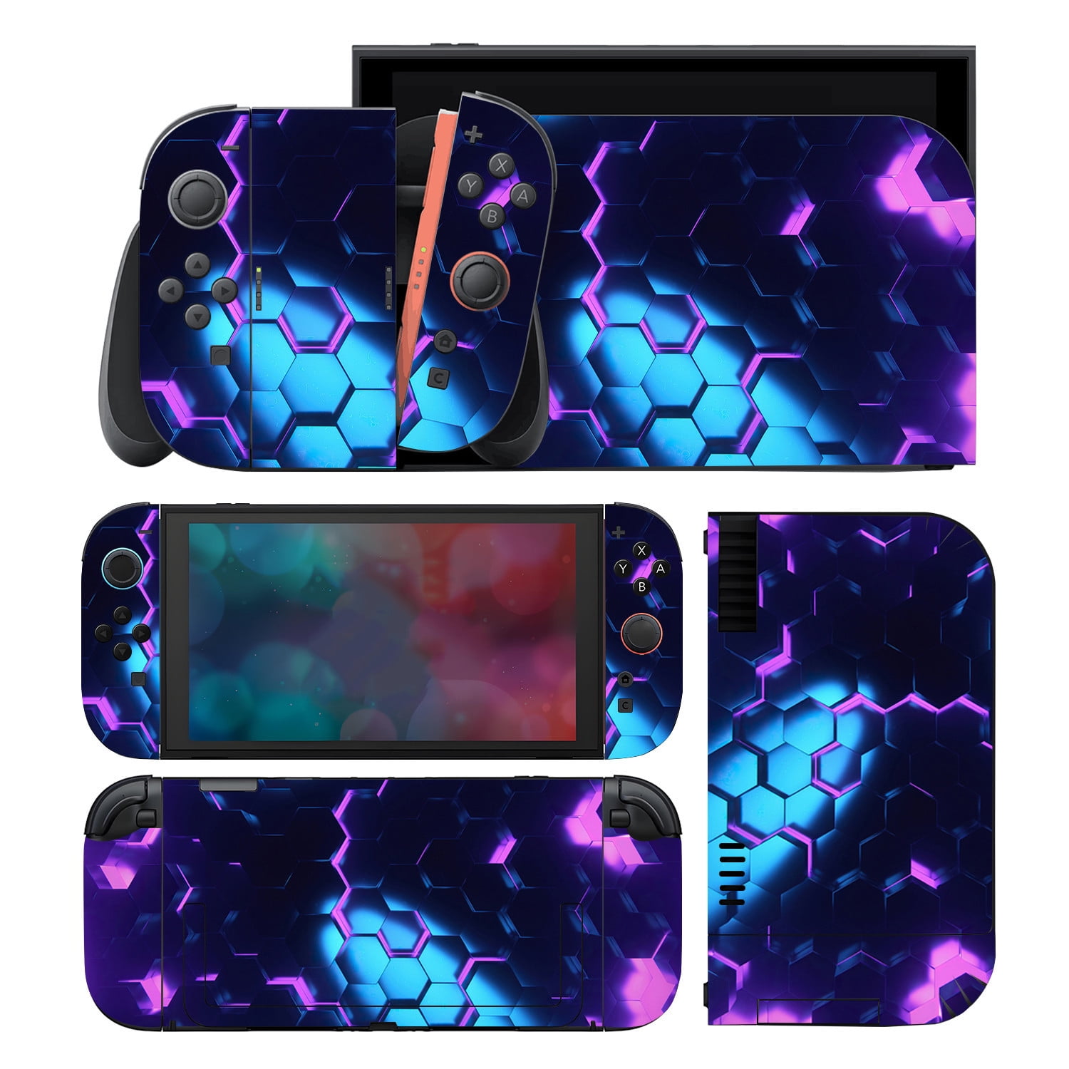 KIPLINK Nintendo Switch 2 Skin Decal – Anti-Scratch Vinyl Cover, Full Body Protection, Bubble ...