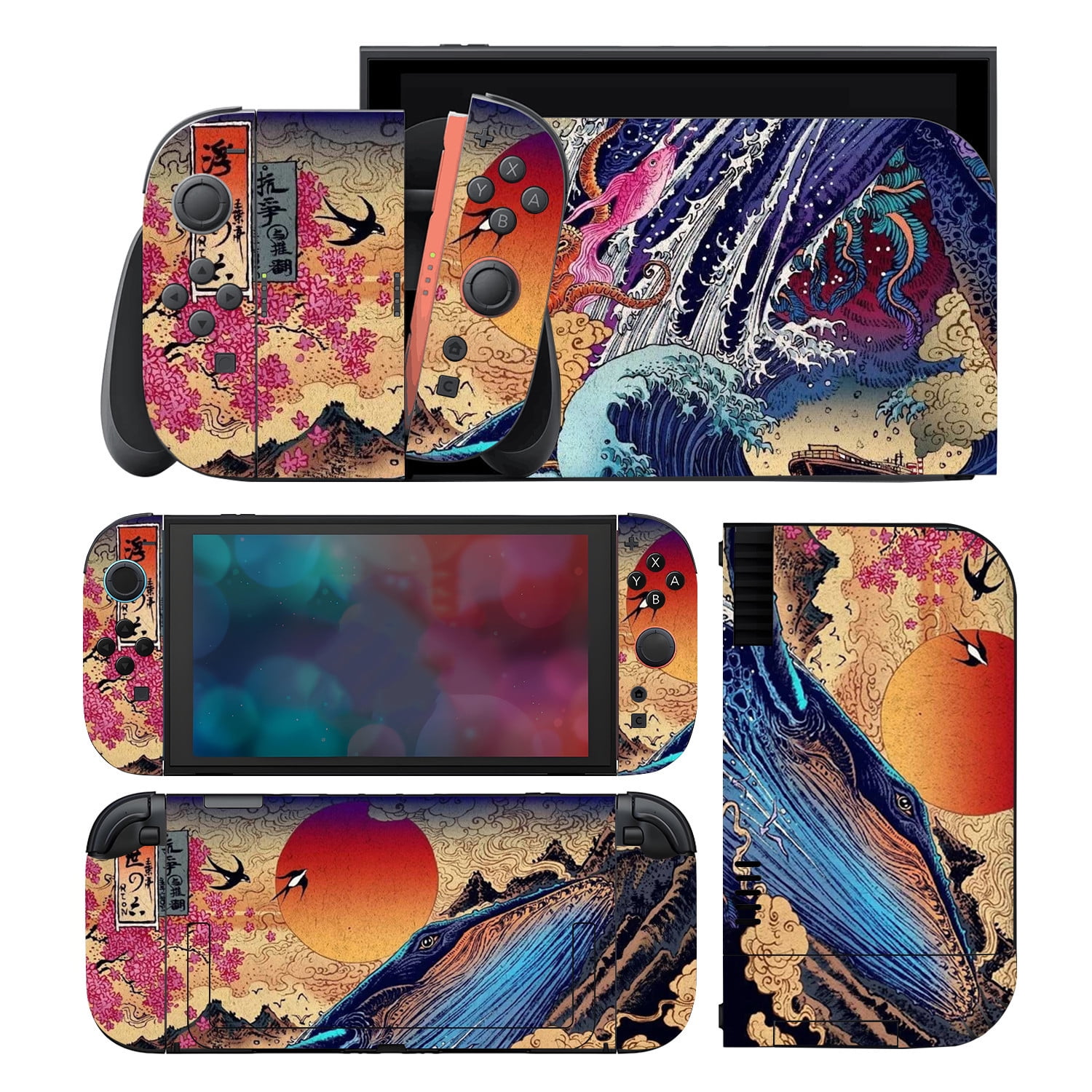 KIPLINK Nintendo Switch 2 Skin Decal – Full Body Vinyl Cover, Anti ...