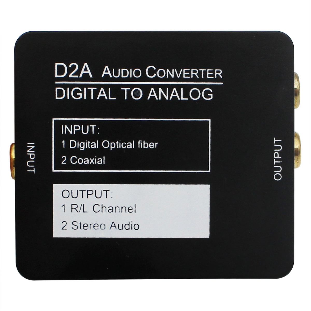 KIPLINK Optical/Coaxial to RCA Converter, Digital Audio Decoder with 3 ...