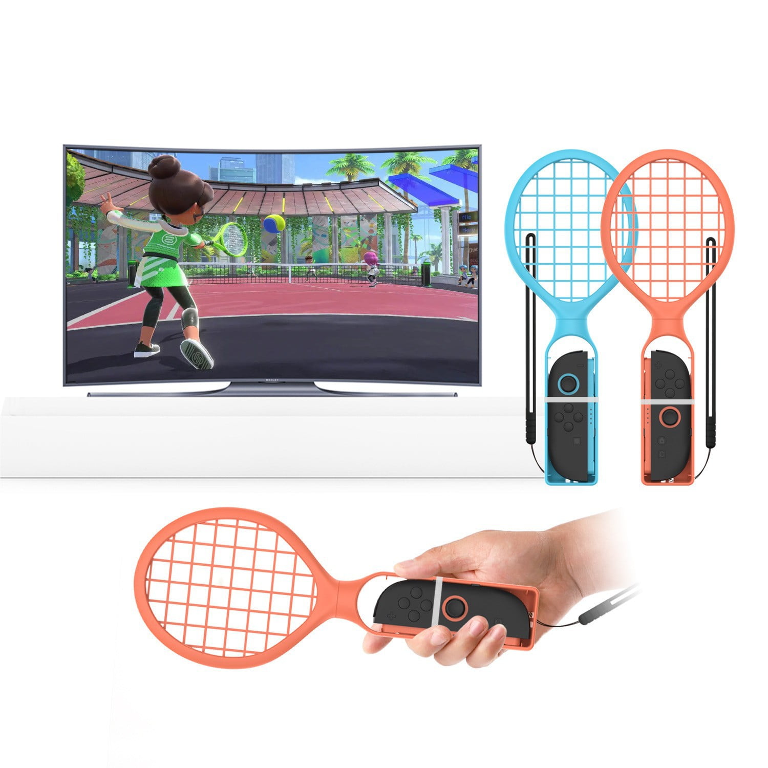KIPLINK Universal Tennis Racket Attachments for Nintendo Switch 2 ...