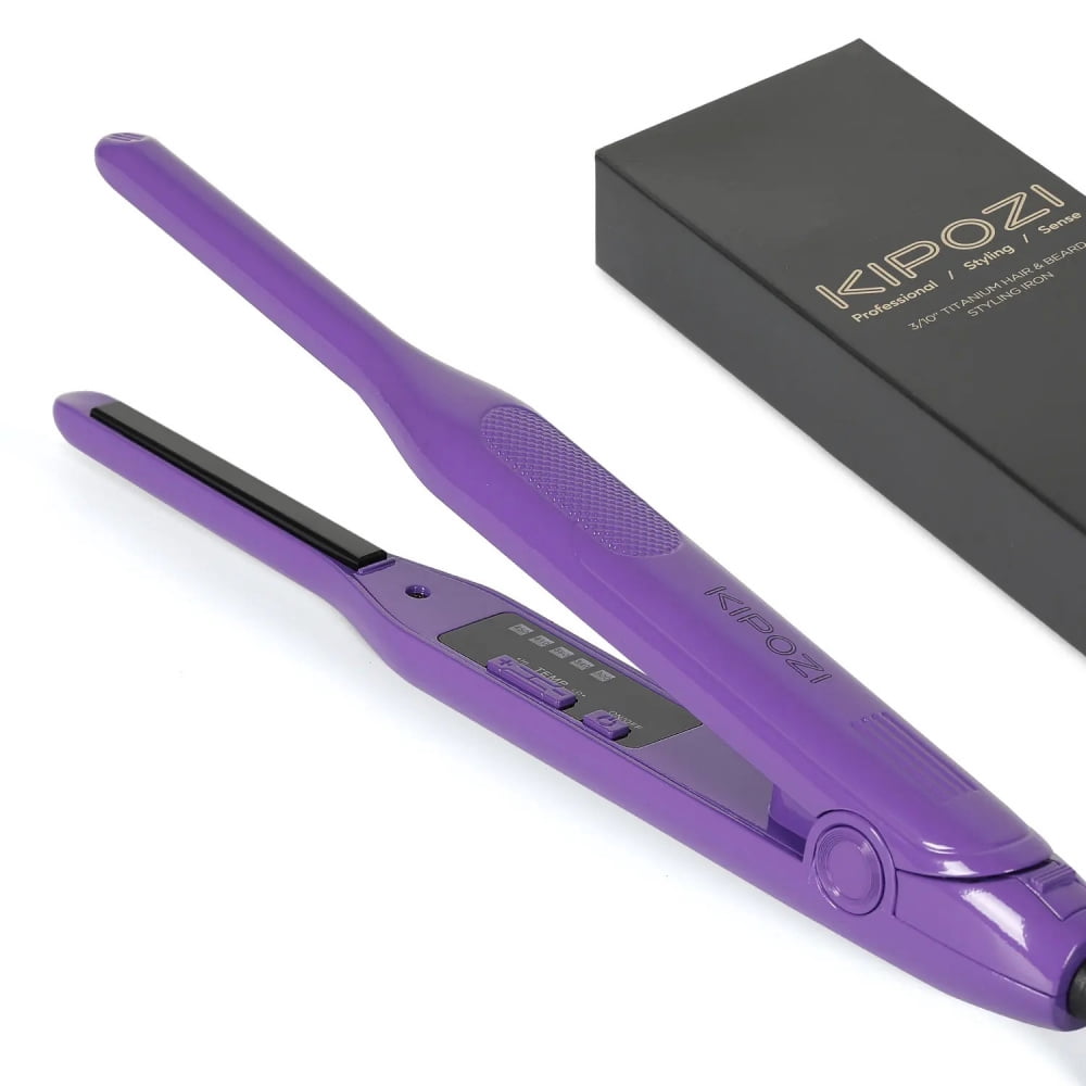 KIPOZI Titanium Small Hair Straightener Short Hair Pixue Cut Titanium ...