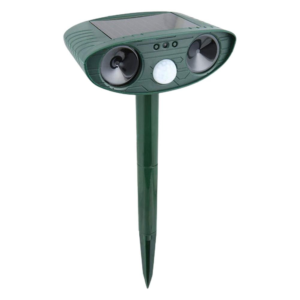 KIPPI Animal Repeller Ultrasonic Solar Power Outdoor Pest Cat Mice Deer ...