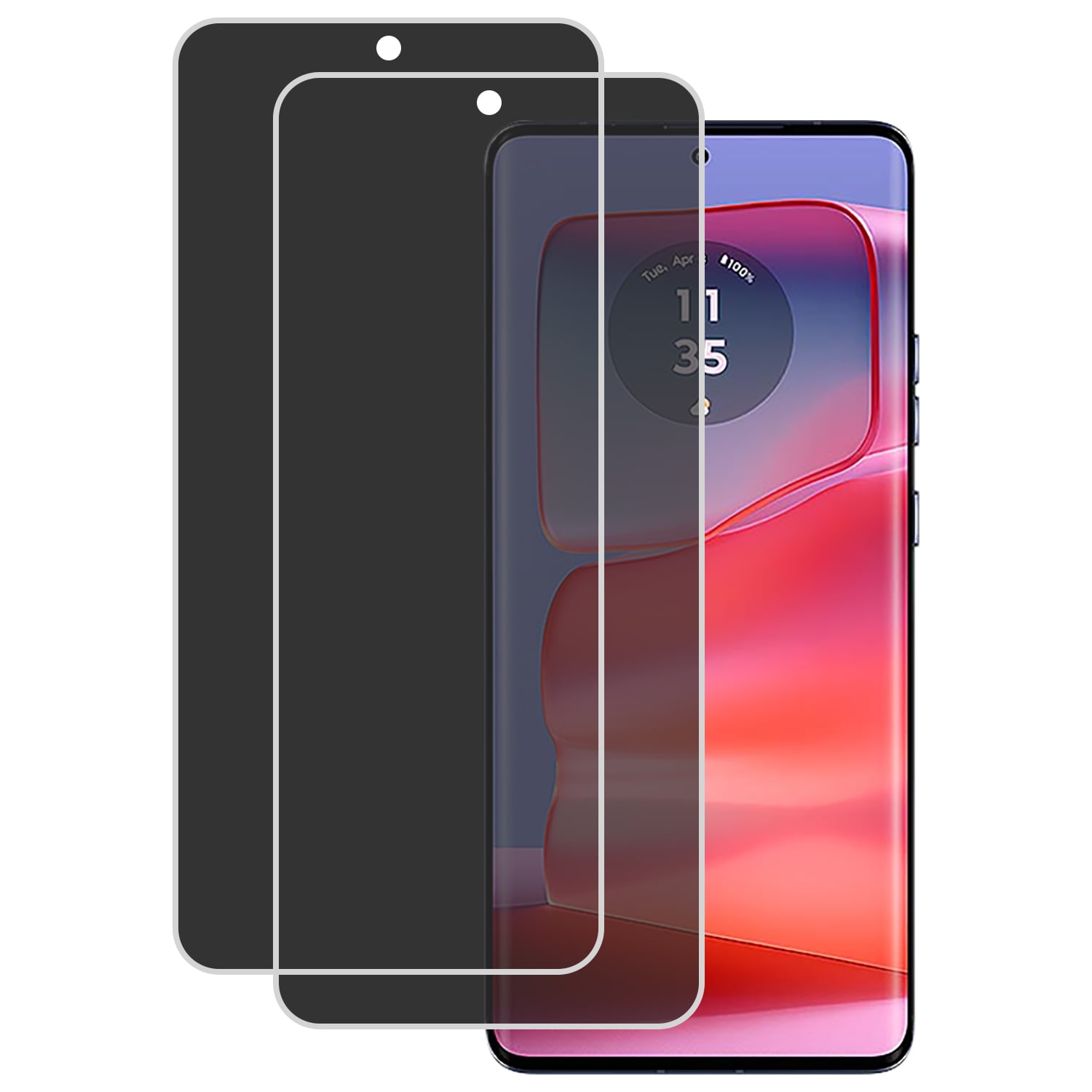 KIQ 2 Pack CLEAR Flexible Privacy Hydrogel Film FULL Edge-to-Edge ...