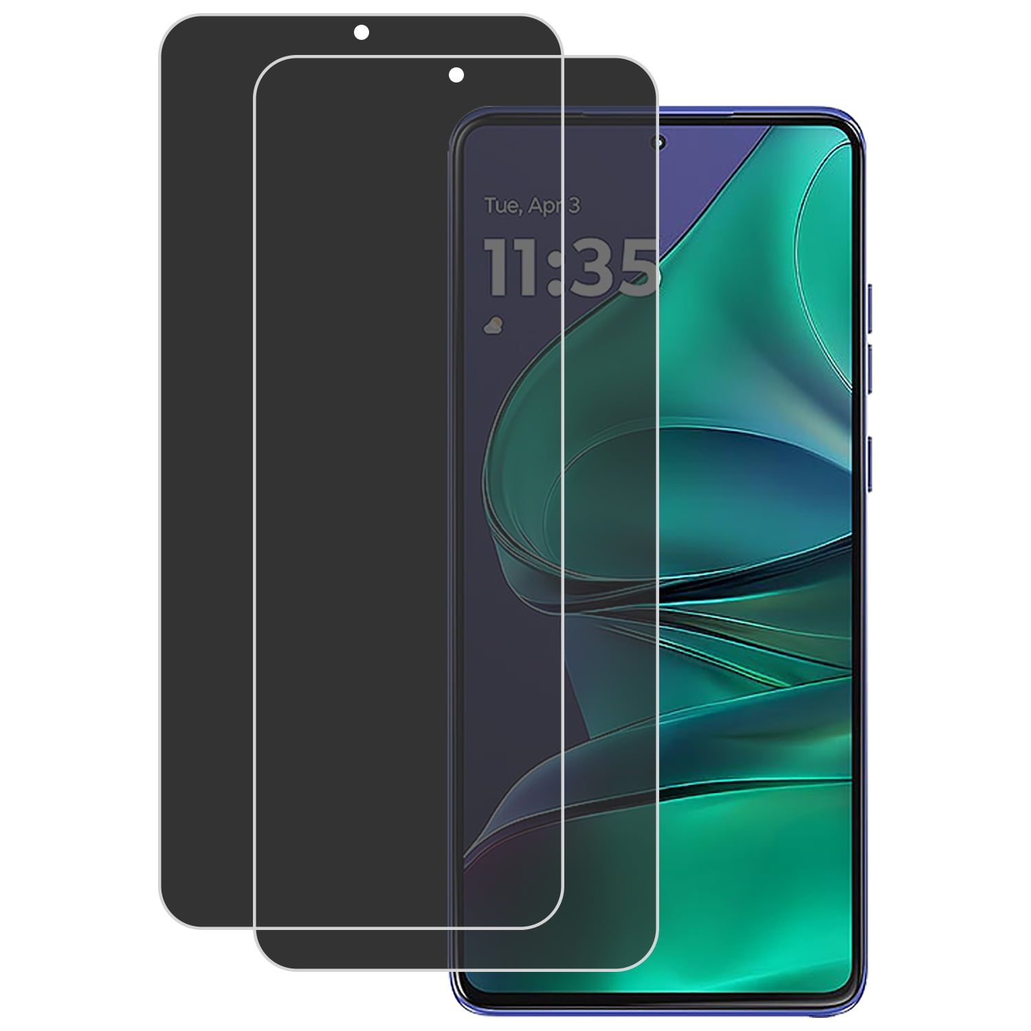 KIQ 2 Pack CLEAR Flexible Privacy Hydrogel Film FULL Edge-to-Edge ...