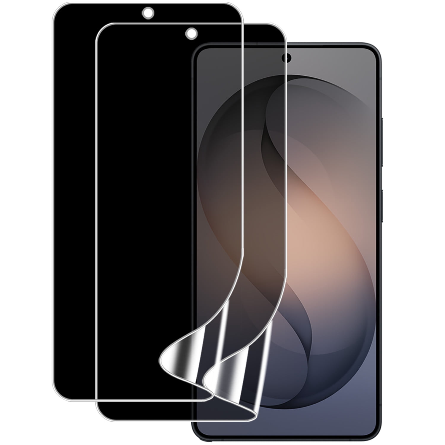 KIQ 2 Pack CLEAR Flexible Privacy Hydrogel Film FULL Edge-to-Edge ...