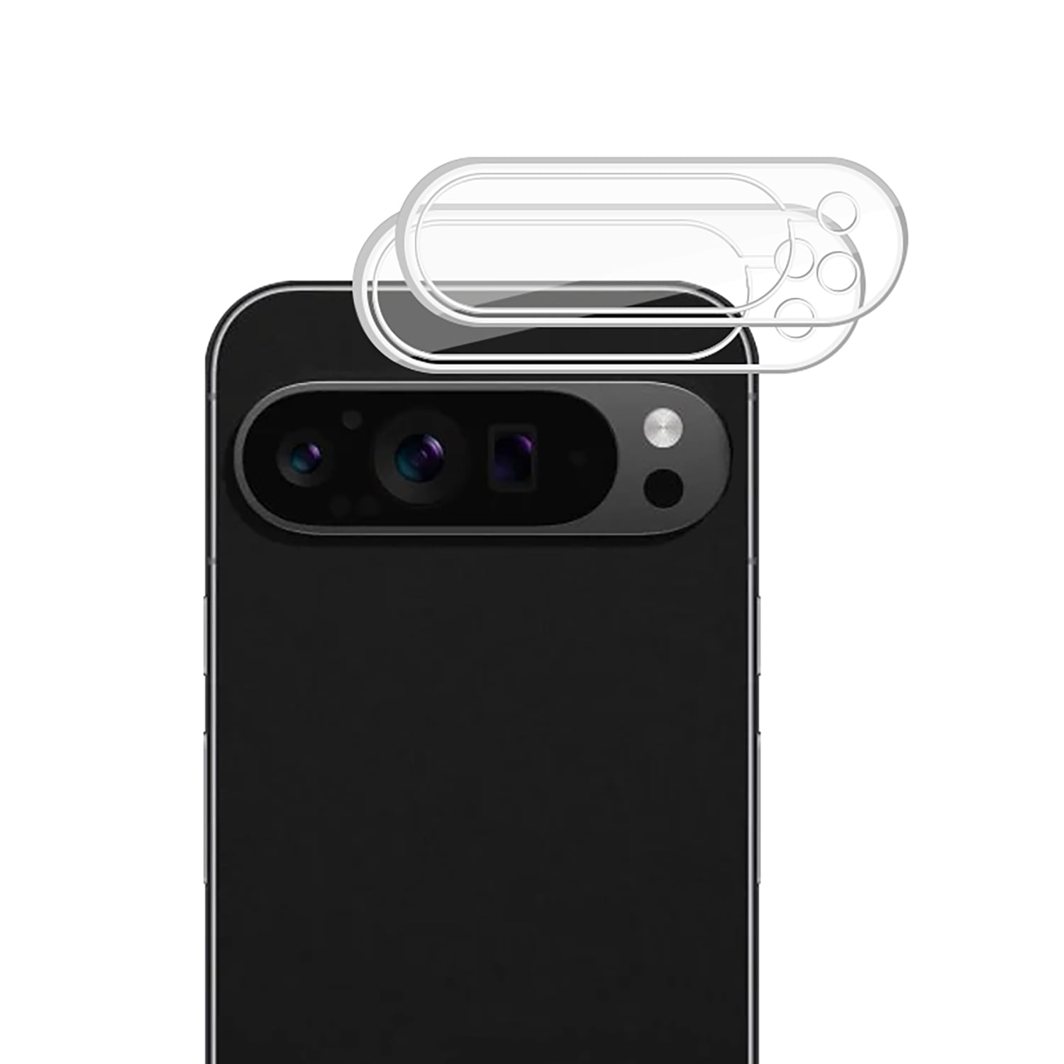 KIQ 2 Pack CLEAR Tempered Glass Screen Protector Cover for the Rear ...