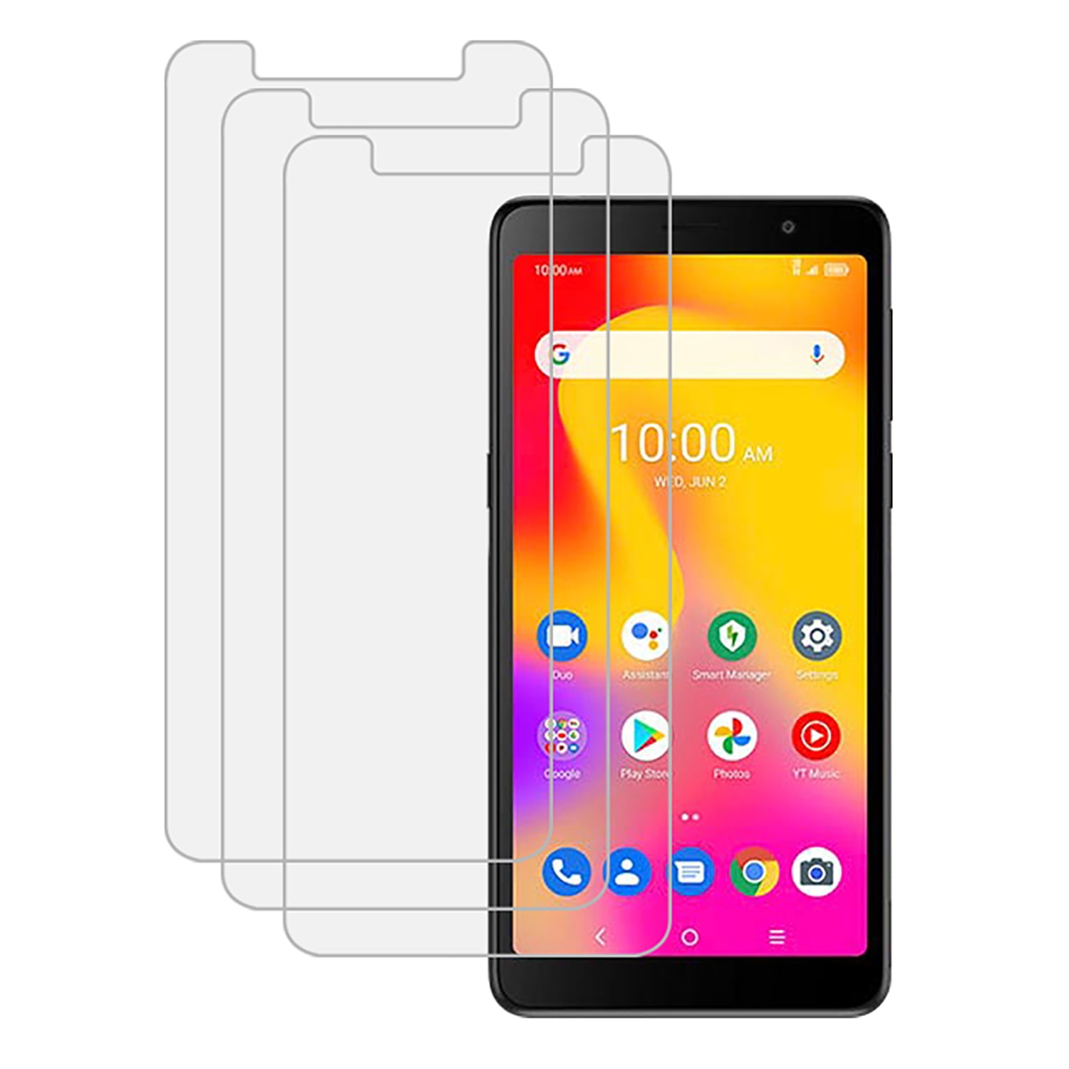 KIQ 3 Pack Regular Tempered Glass Screen Protector for TCL A30 ...