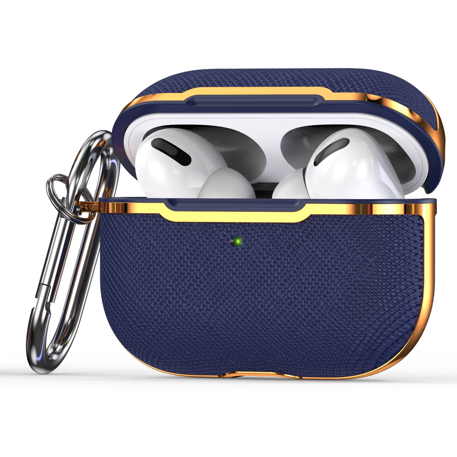 KIQ Canvas AirPods Pro Case Cover Textured Soft Protective Cover w ...