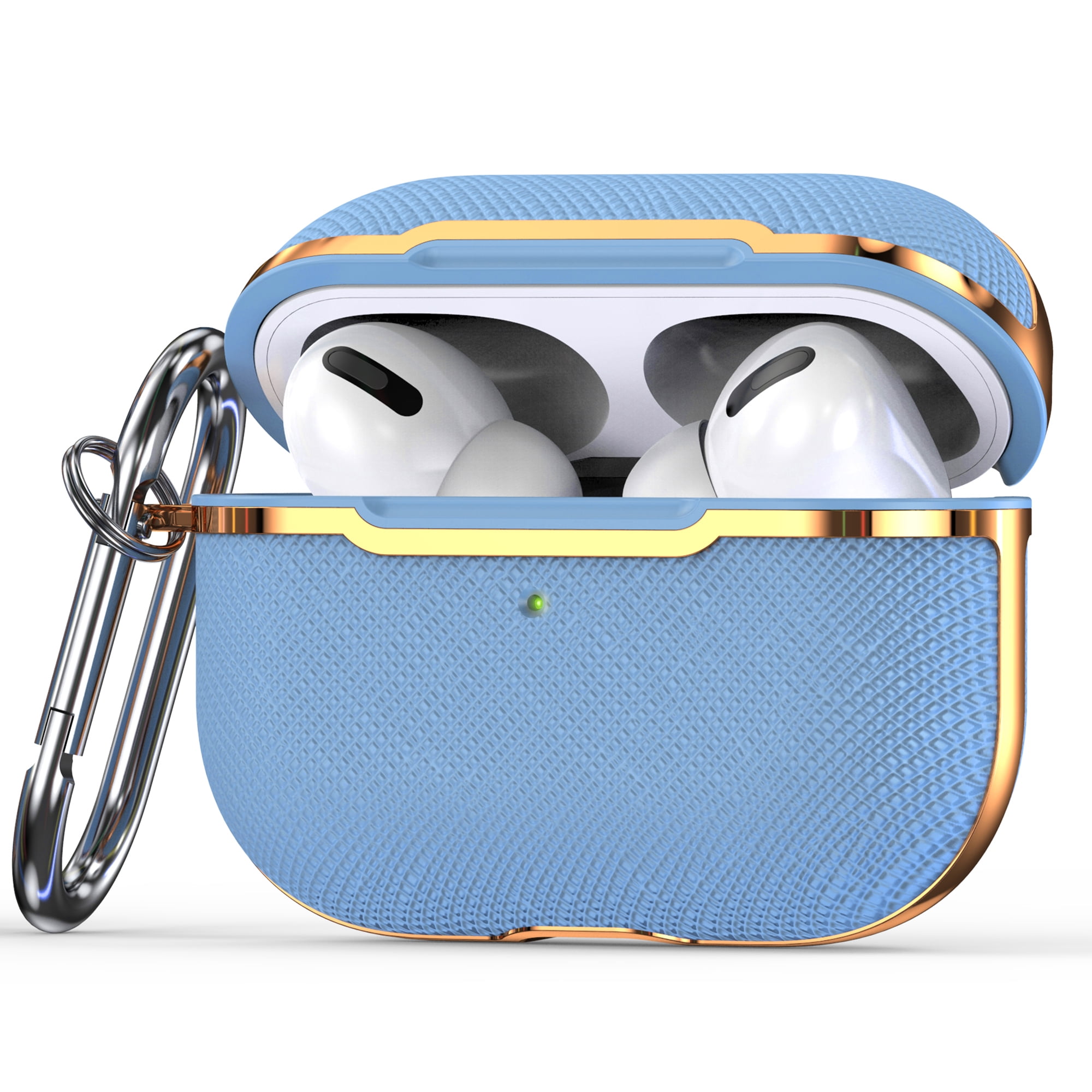 KIQ Canvas AirPods Pro Case Cover Textured Soft Protective Cover w ...