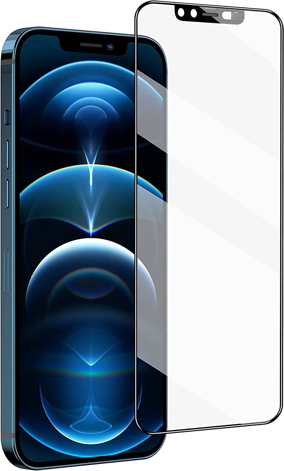 KIQ Premium Front Camera Anti-Hacker Screen Protector for Apple 12 Pro ...