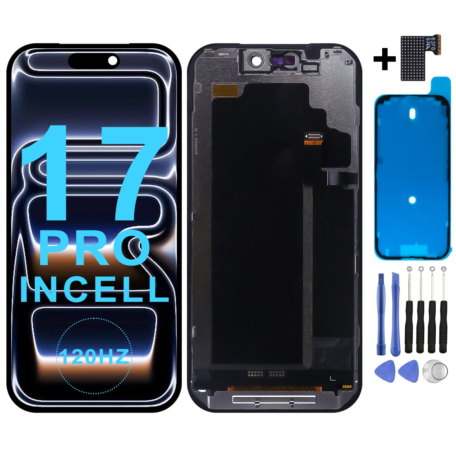 KIQ Replacement LCD Screen Full Assembly with Digitizer Compatible with ...