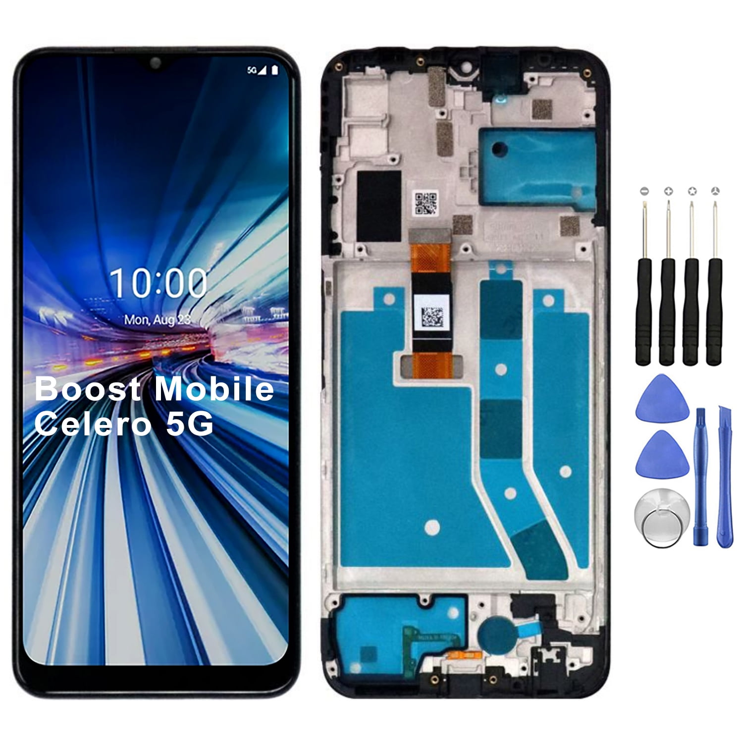 KIQ Replacement LCD Screen Full Assembly with Digitizer Compatible with ...