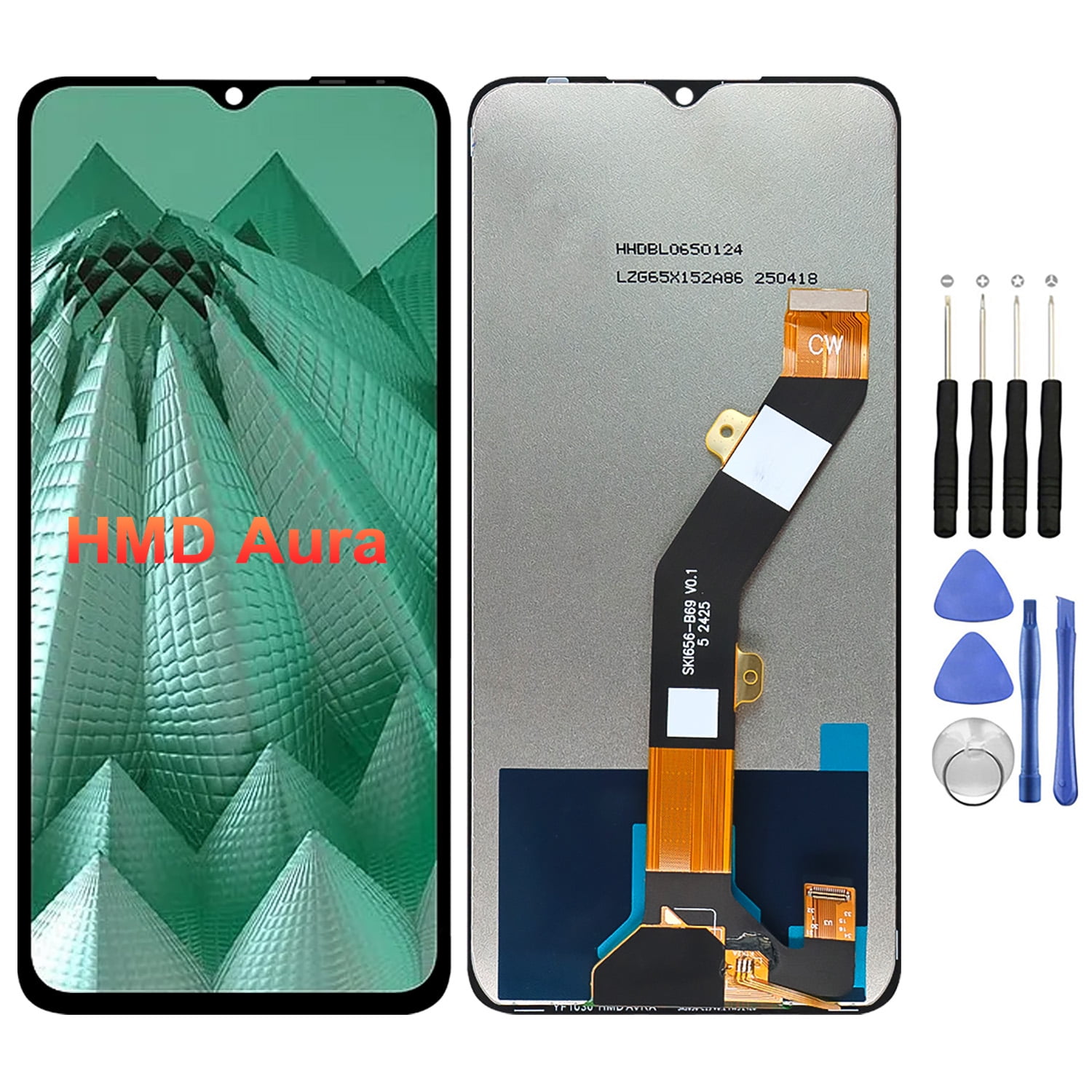 KIQ Replacement LCD Screen Full Assembly with Digitizer Compatible with ...