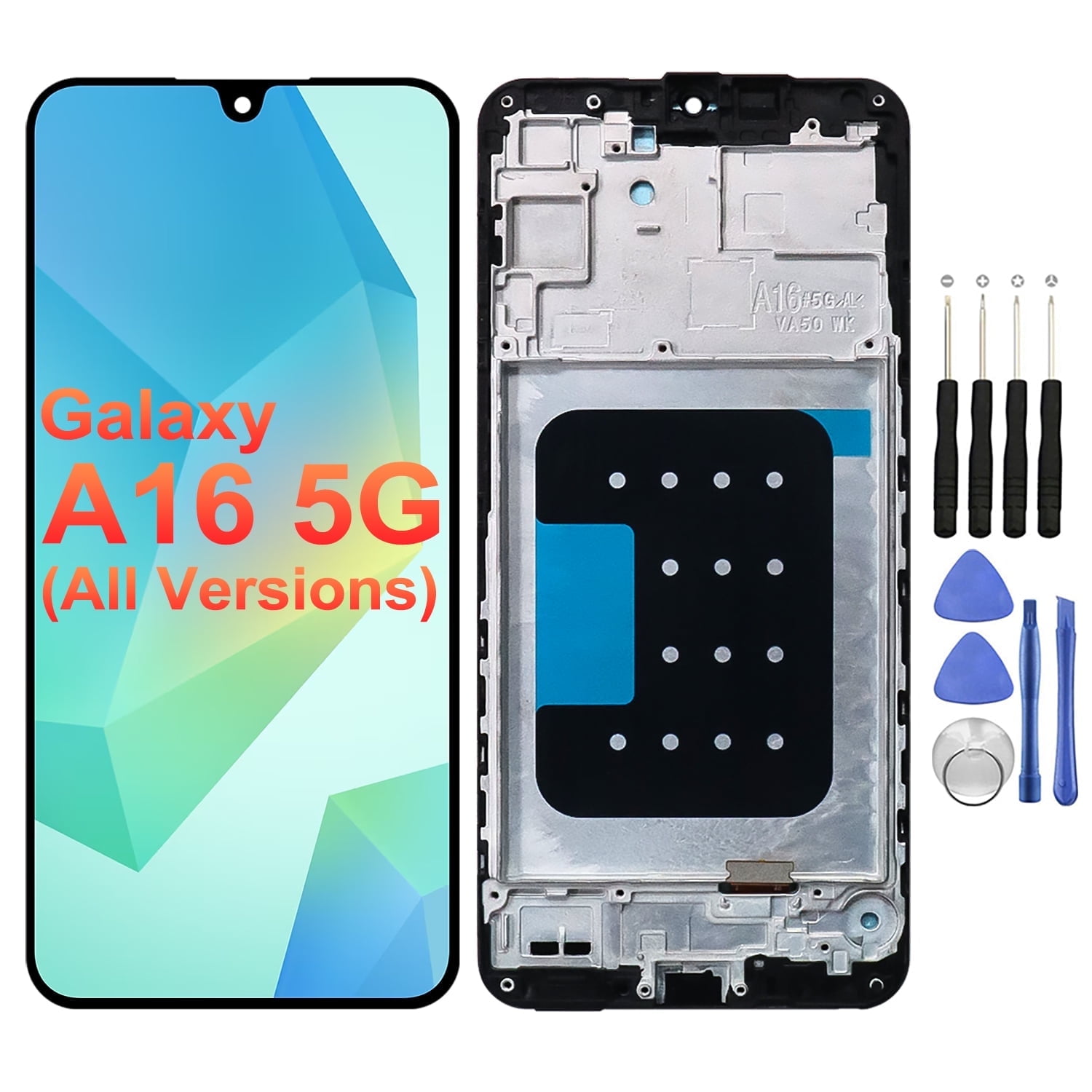 KIQ Replacement LCD Screen Full Assembly with Digitizer Compatible with ...