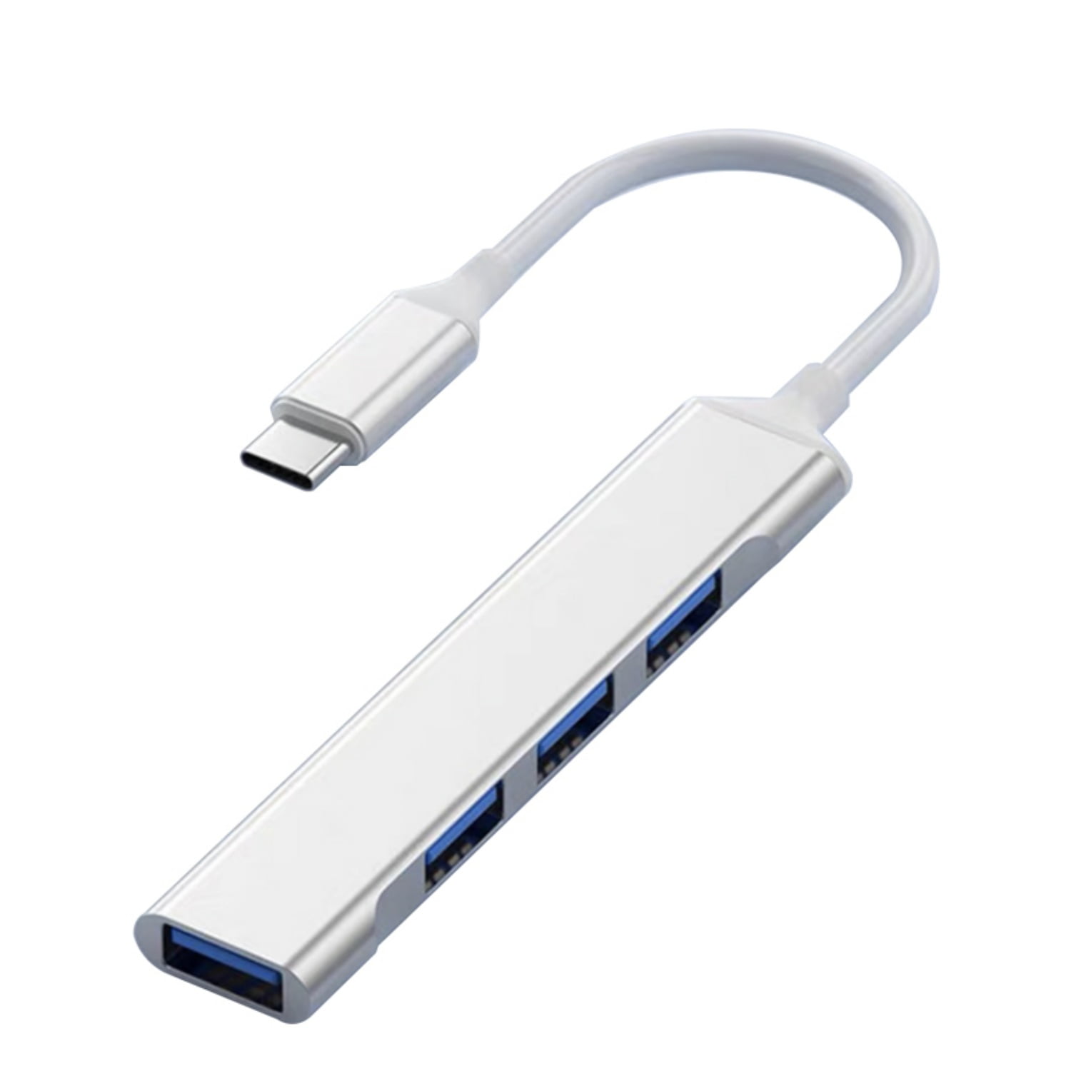 KIQ USB C Hub Splitter With 4 Port USB 3.0 and 0.65 ft Extended Cable ...