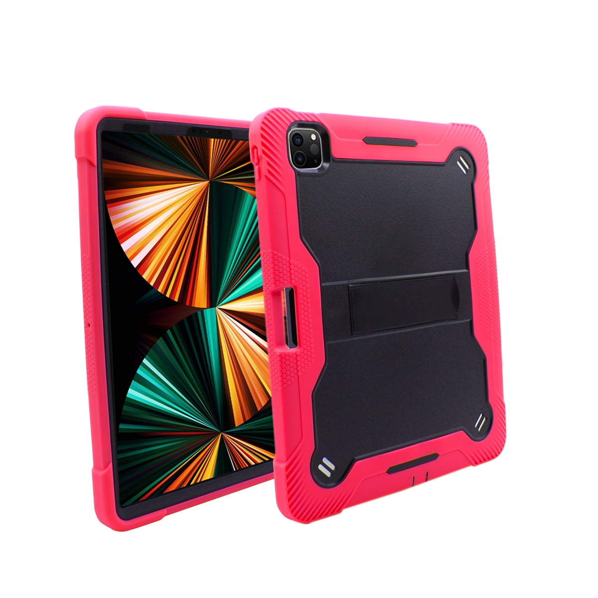 KIQ iPad Pro 12.9 Case, Heavy Duty Guardian Protection Kick Stand for ...