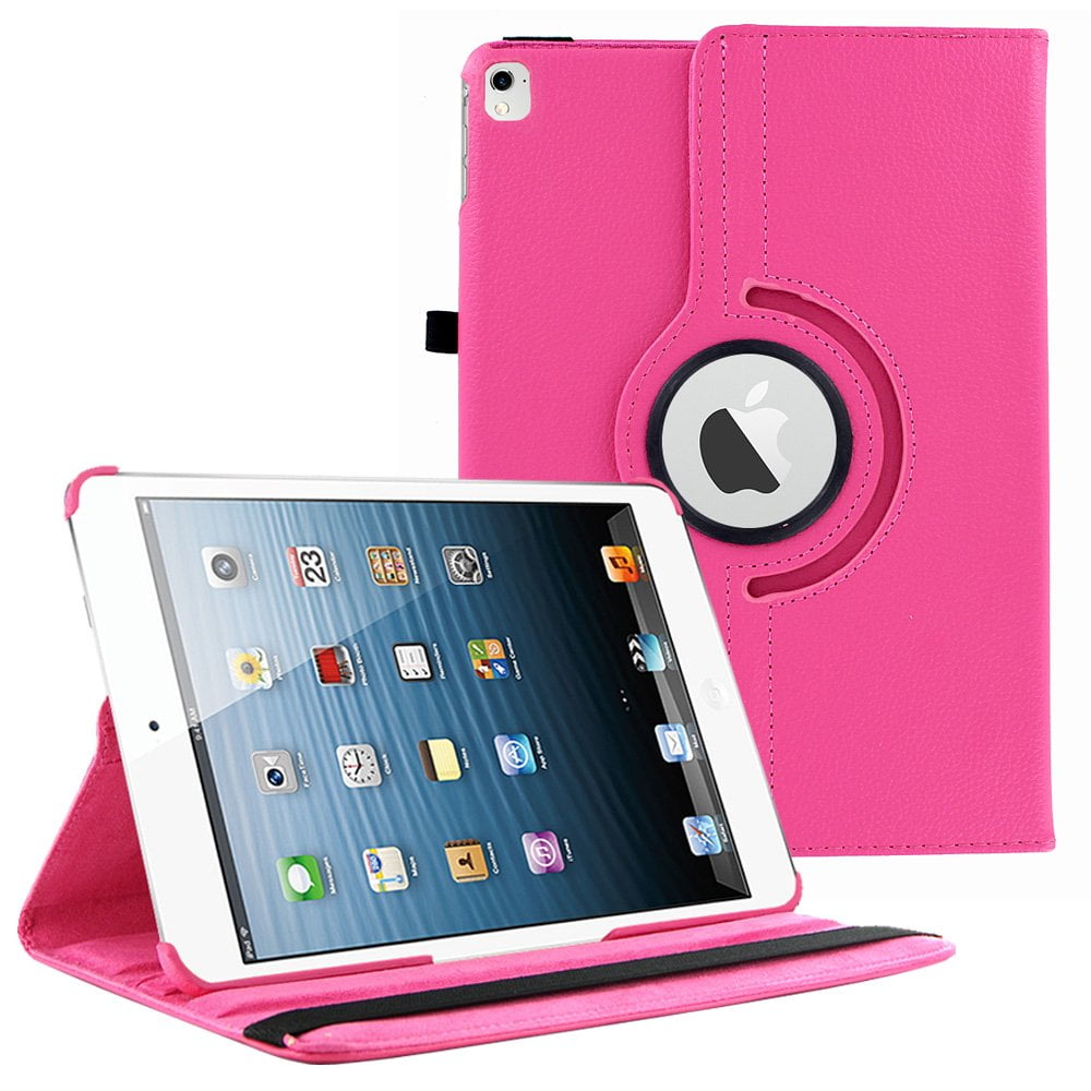 KIQ iPad Pro 3rd Gen Case,Folio PU Leather Rotating Multi-View Cover ...