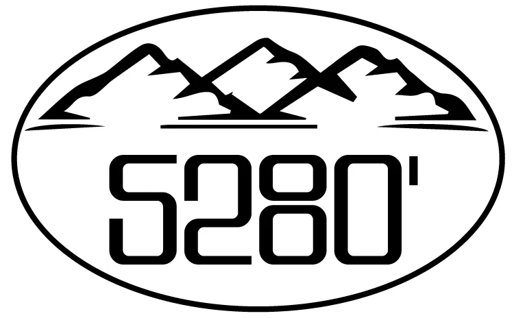 KIRA 5280 Black Mountain Car Bumper Sticker Decal Gift for you ...