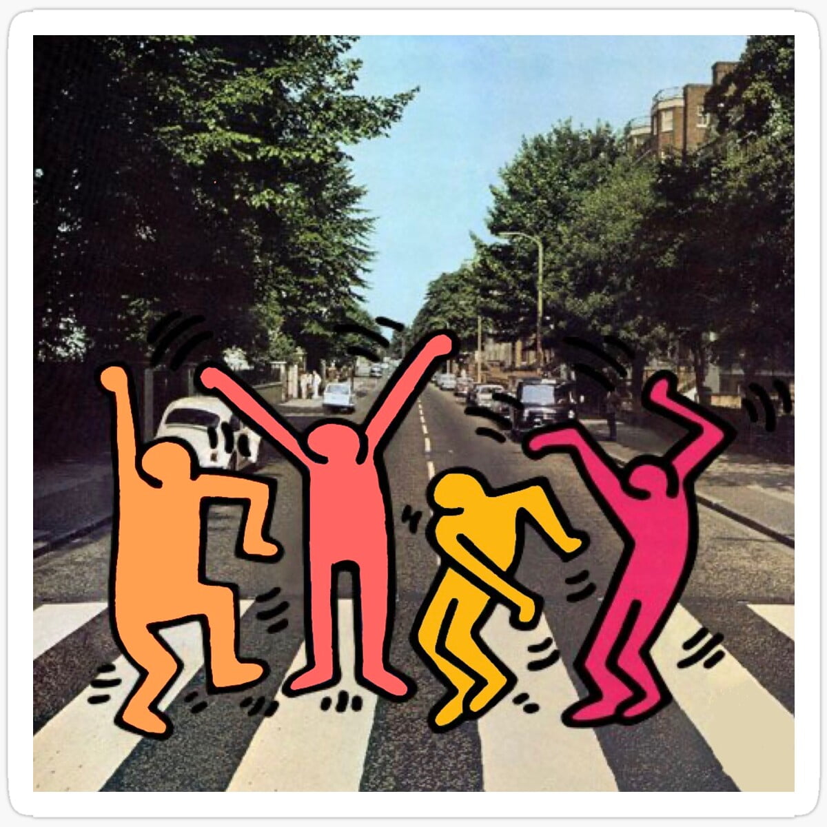 KIRA Abbey Road Rage Sticker Birthday Gifts - Decorative Laptop, Phone ...