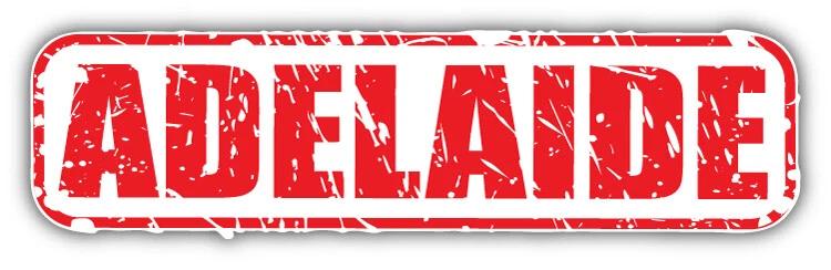 KIRA Adelaide City Belgium Grunge Stamp Car Bumper Sticker Decal Gift ...