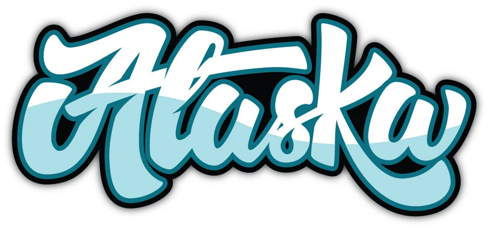 KIRA Alaska USA State Art Slogan Car Bumper Sticker Decal Gift for you ...