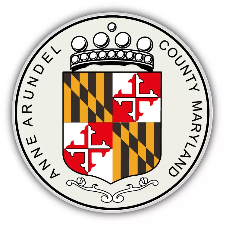 KIRA Anne Arundel County Seal Car Bumper Sticker Decal Gift for you ...