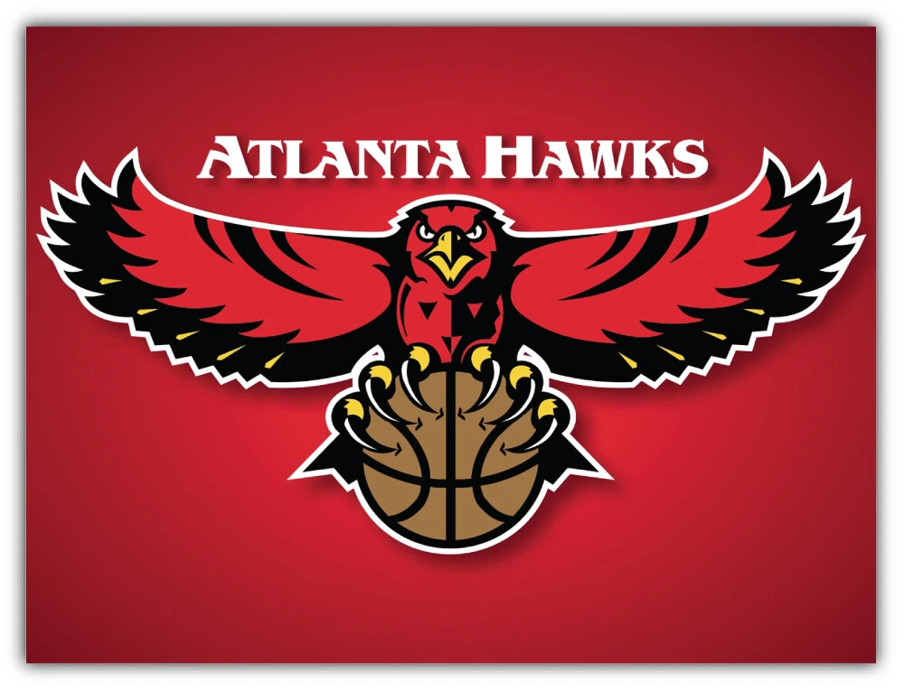 KIRA Atlanta Hawks NBA Basketball Car Bumper Sticker Decal Gift for you ...
