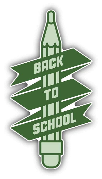 KIRA Back To School Pencil Education Car Bumper Sticker Decal Gift for ...