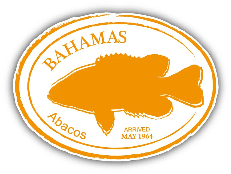 KIRA Bahamas Abacos Retro Sailing Passport Stamp Car Bumper Sticker ...