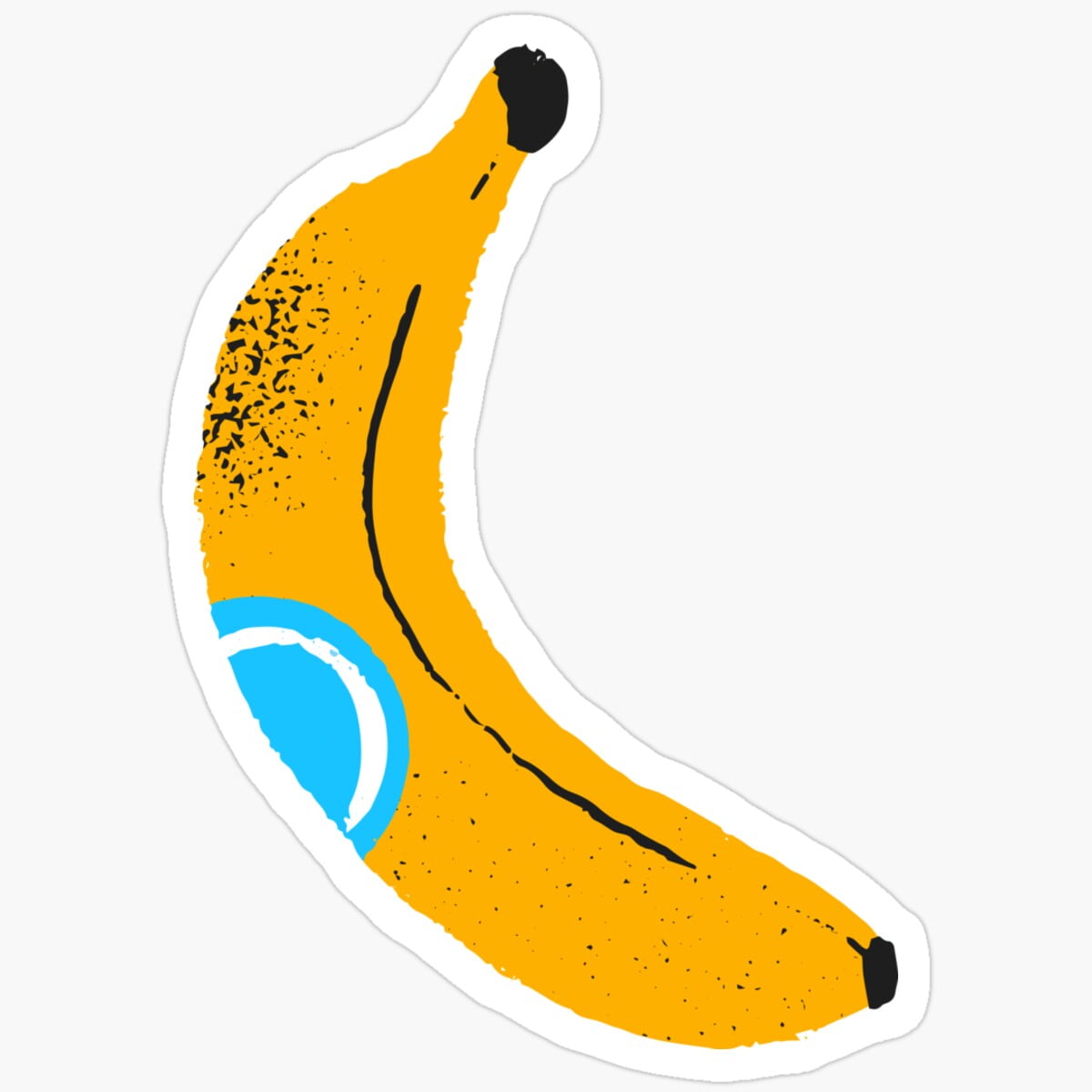 KIRA Banana Pop Art Sticker Birthday Gifts - Decorative Laptop, Phone ...
