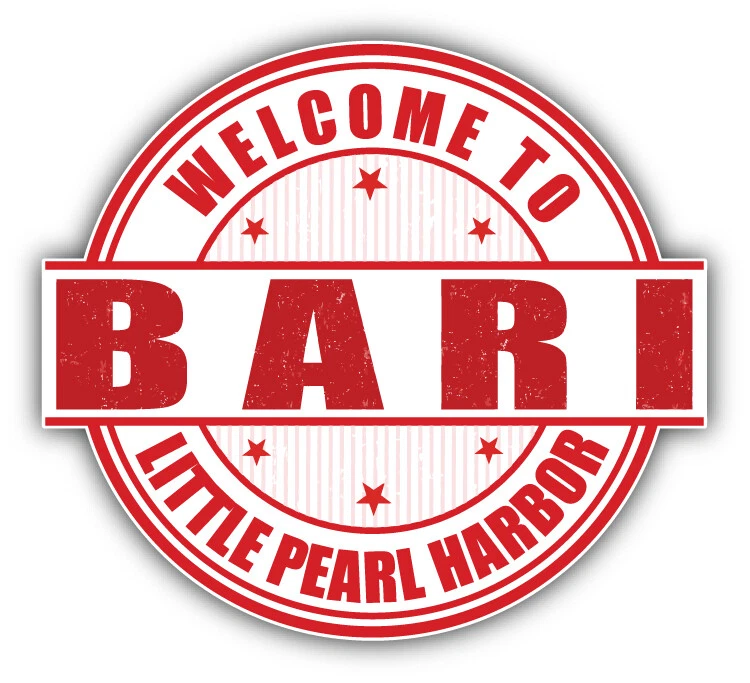 KIRA Bari Grunge Welcome Travel Stamp Car Bumper Sticker Decal Gift for ...