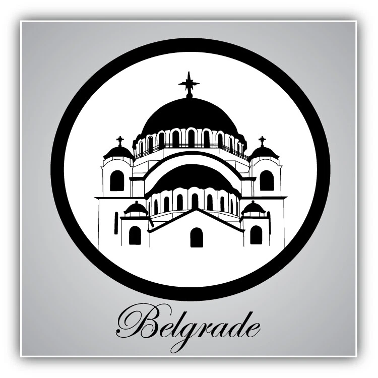 KIRA Belgrade Serbia Travel Car Bumper Sticker Decal Gift for you ...
