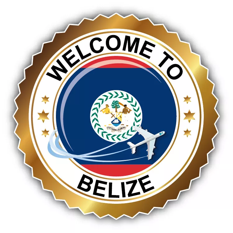 KIRA Belize Flag Welcome Label Car Bumper Sticker Decal Gift for you ...
