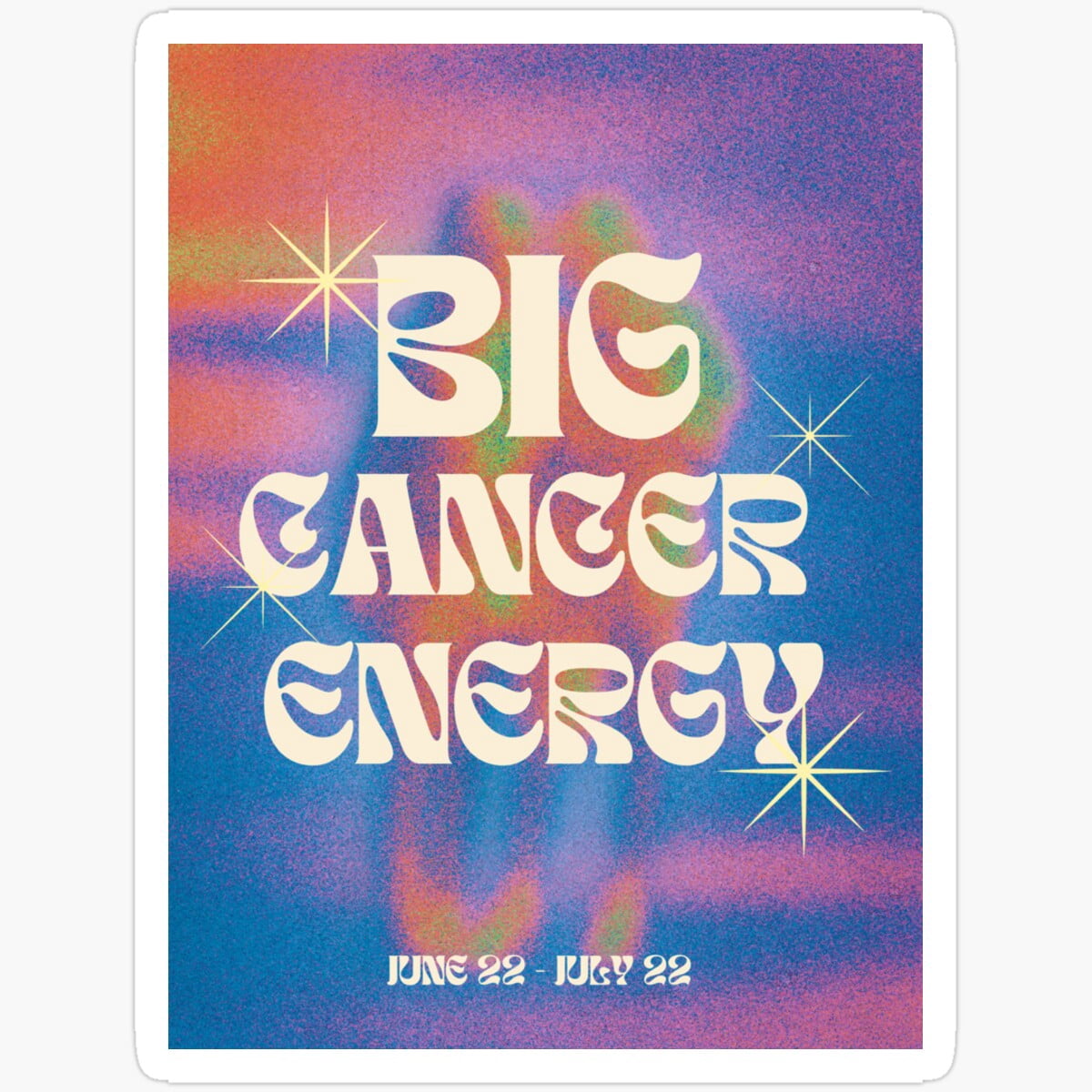 KIRA Big Cancer Energy Sticker Birthday Gifts - Decorative Laptop ...