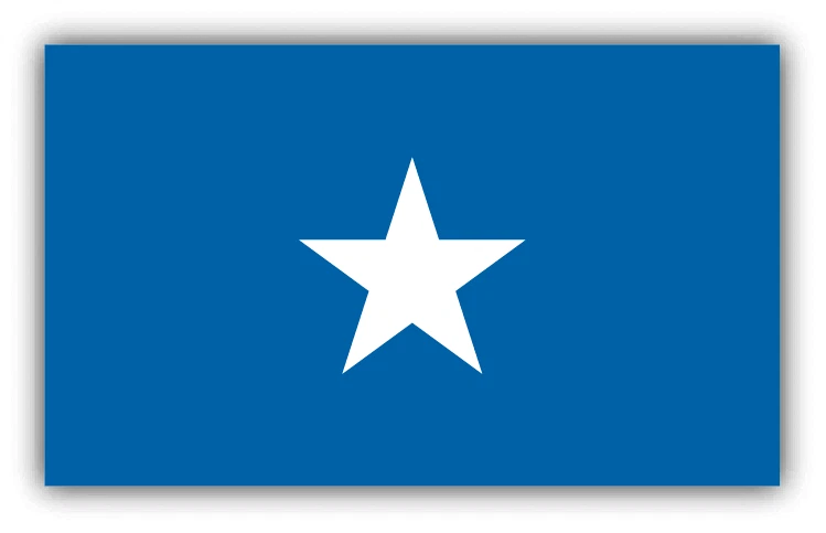 KIRA Bonnie Blue Flag Car Bumper Sticker Decal Gift for you ...