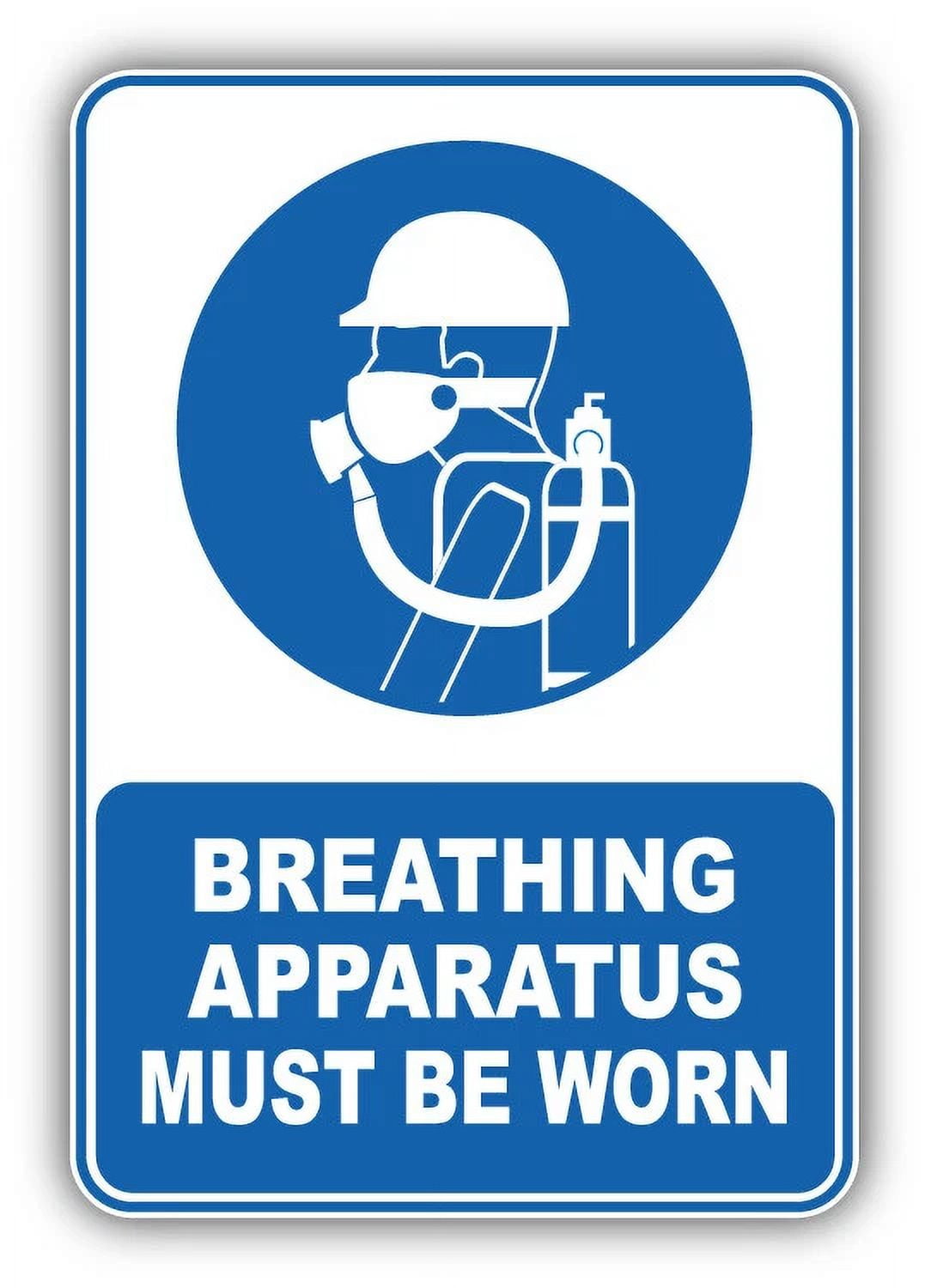 KIRA Breathing Apparatus Must Be Worn Mandatory Sign Car Bumper Sticker ...
