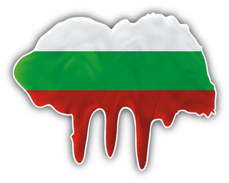 KIRA Bulgaria Flag Blot Car Bumper Sticker Decal Gift for you ...