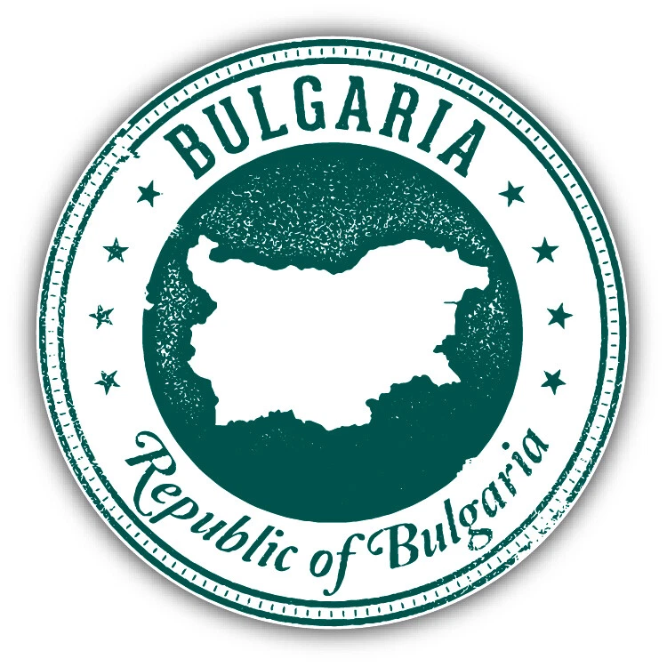 KIRA Bulgaria Map Grunge Stamp Car Bumper Sticker Decal Gift for you ...