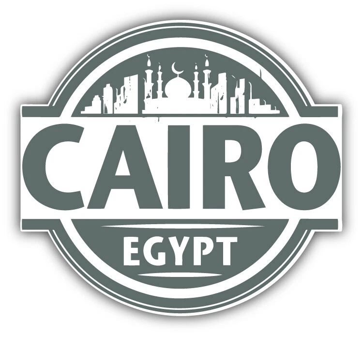 KIRA Cairo Egypt Skyline Label Car Bumper Sticker Decal Gift for you - Decorative Laptop ...