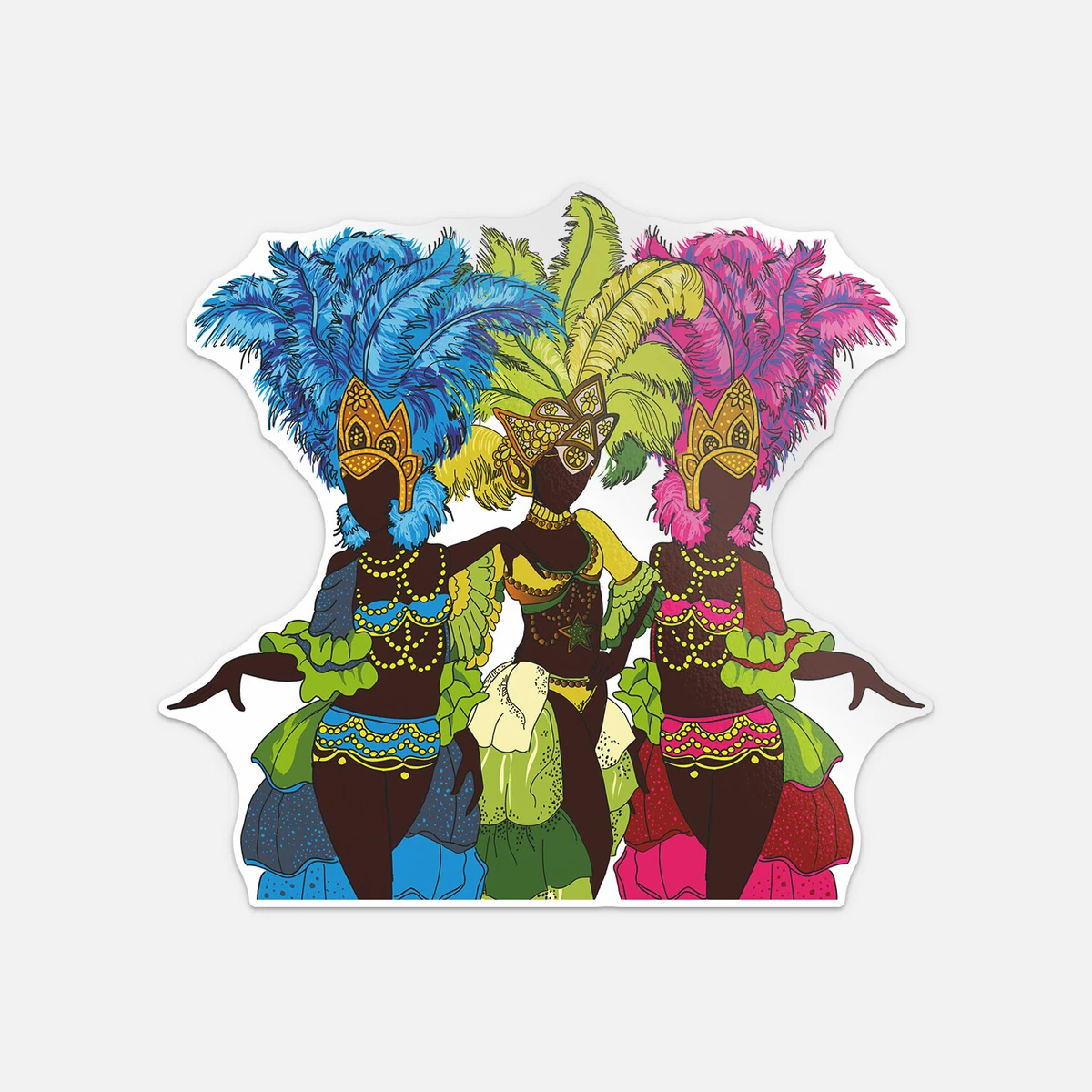 KIRA Carnival Dancer Vinyl Sticker Decal Gift for you - Decorative ...