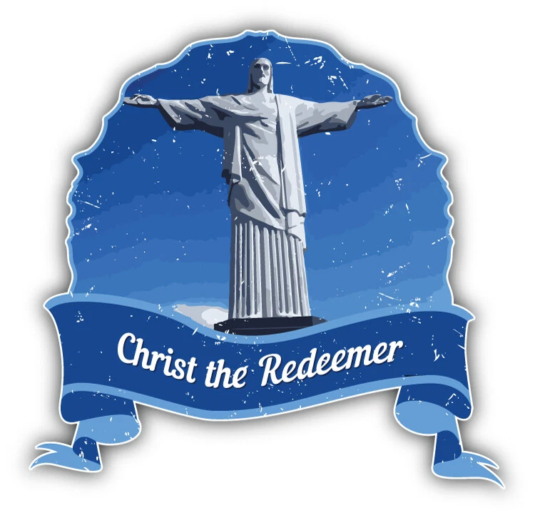 KIRA Christ The Redeemer Rio De Janeiro World Landmark Car Bumper ...