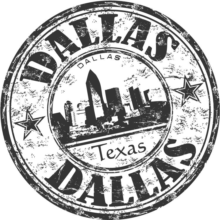 KIRA Dallas City Texas USA United States Travel Grunge Stamp Car Bumper ...