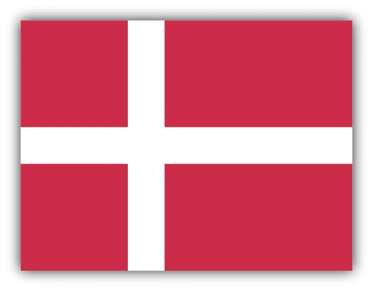 KIRA Denmark Flag Car Bumper Sticker Decal Gift for you - Decorative ...