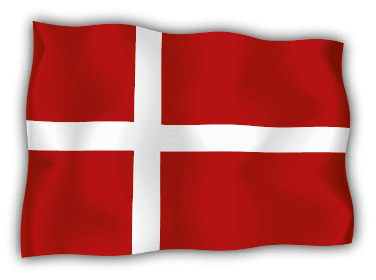 KIRA Denmark Wave Flag Car Bumper Sticker Decal Gift for you ...