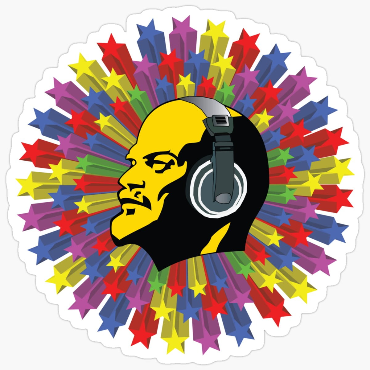 KIRA Disco Lenin Sticker Birthday Gifts - Decorative Laptop, Phone ...