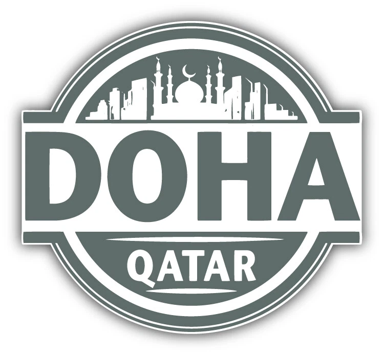 KIRA Doha Qatar Skyline Label Car Bumper Sticker Decal Gift for you ...