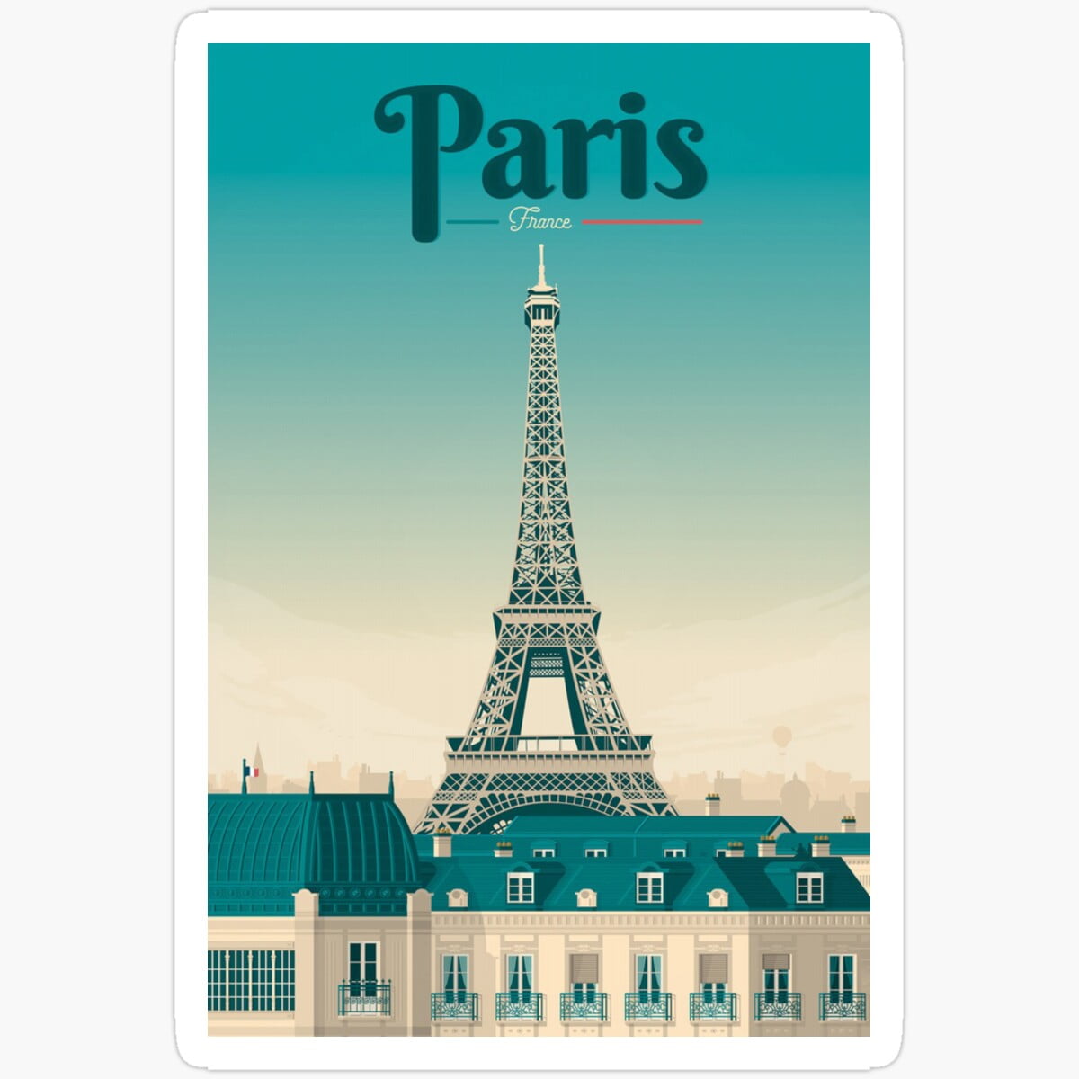 KIRA Eiffel Tower Paris Iifrance Sticker Birthday Gifts - Decorative ...