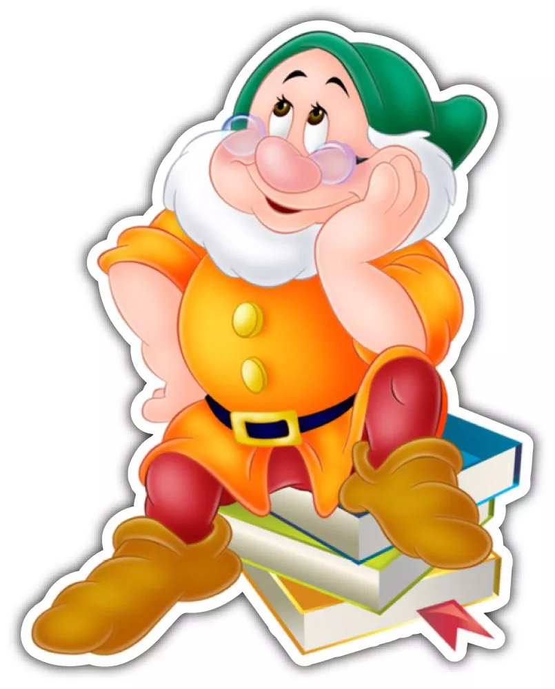 KIRA Fairy Tale Princess and Dwarfs Cartoon Car Bumper Sticker Decal ...