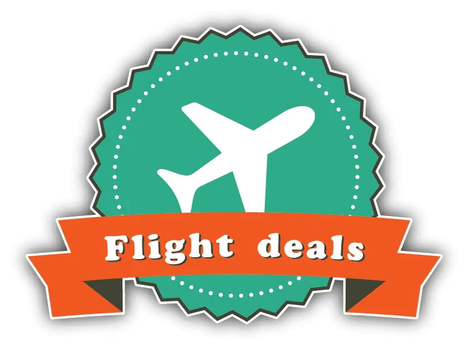 KIRA Flight Deals Travel Label Car Bumper Sticker Decal Gift for you ...