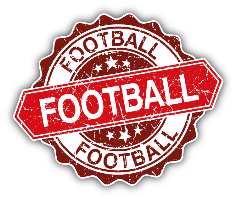 KIRA Football Grunge Stamp Car Bumper Sticker Decal Gift for you ...